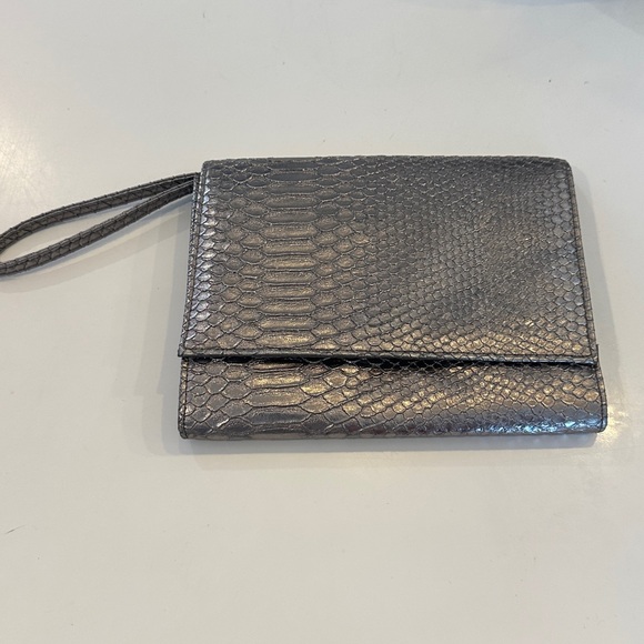 Neiman Marcus | Bags | Neiman Marcus Elegant Silver Clutch Bag | Poshmark
